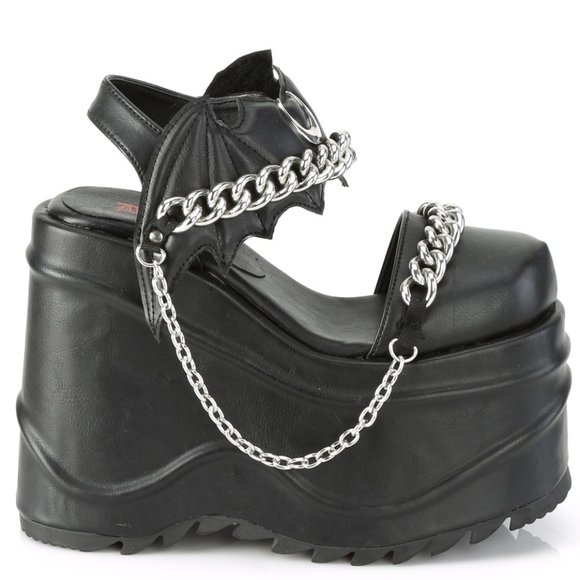 Shoes | Wedge Platform Bat Gothic Shoes | Poshmark
